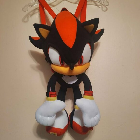 Sega | Bags | Rare Sega Sonic The Hedgehog Shadow Plush Purse Backpack ...